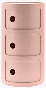 Designový odkládací stolek Componibili, 3 moduly