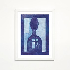 Jakub König | Okna Rám: Bílý, Velikost: 100 x 70 cm