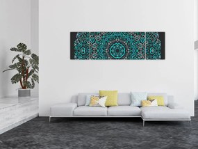 Obraz ornamentální abstrakce (170x50 cm)