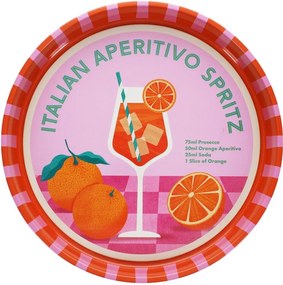 Kovový tác ø 33 cm Aperitivo Spritz – Rex London