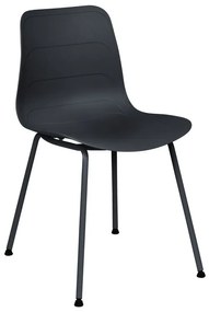 Set 2 ks jídelních židlí Looza (černá). 1081005