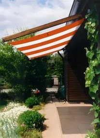 Peddy Shield Sluneční plachta oranžová/bílá / Sluneční plachta / 270x1