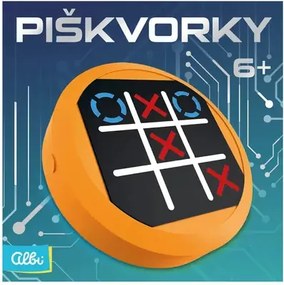 ALBI Elektronická hra Piškvorky / Baterie 3x AAA / 4 herní režimy / od