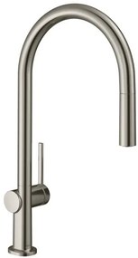 Hansgrohe M54 - Dřezová baterie Talis s výsuvnou koncovkou, sBox, vzhled nerezu 72803800
