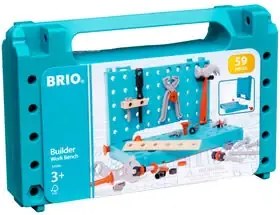 BRIO Stavebnice BUILDER Pracovní stůl s nářadím / od 3 let