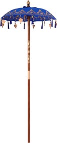 Balijský deštník se základnou Modrá 95 x 95 x 260 cm 3356911