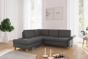 XXXLutz ROHOVÁ SEDAČKA, textil, tmavě šedá Sit & More - Sedací soupravy - 000144016182