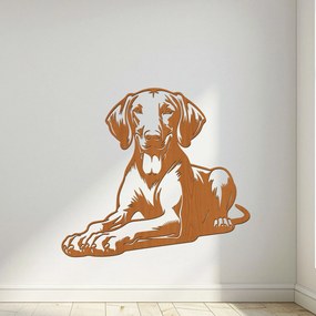 dřevo života Dřevěná dekorace psa Vizsla Zvolte rozměr (cm): 40x36, Zvolte barvu dekoru: Třešeň