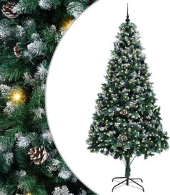 Umělý vánoční stromeček Zelená 240 cm PVC, ocel a plast 3396283