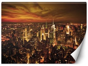 Fototapeta, Půlnoční Manhattan - 100x70 cm