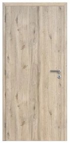 Doornite Interiérové dveře 80 L, 846 × 1983 mm, fólie, levé, dub Hudson, plné