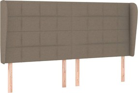 Box spring postel s matrací taupe 160x200 cm textil 3127977