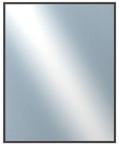DANTIK - Zarámované zrcadlo - rozměr s rámem cca 40x50 cm z lišty Hliník hnědá | P01-022 (7001022)