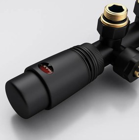 design radiátorový ventil s termostatickou hlavicí DOPORRO ode zdi Barva: matný anthrazit