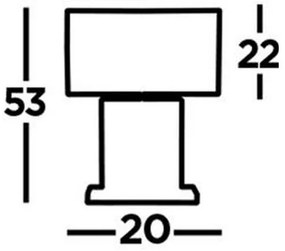 Searchlight EU54210BK - Stolní lampa CLARENDON 1xE27/60W/230V černá
