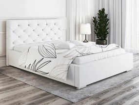 Velká dvoulůžková postel 200x200 cm Christel Barva: Černá - Kronos 07