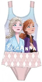Setino - Dívčí jednodílné plavky Ledové království FROZEN | Elsa a Anna - meruňkové 140