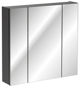 Koupelnová skříňka se zrcadlem Monako 841 2D šedá
