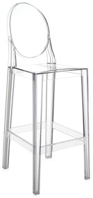 Kartell - Barová židle One More vysoká, transparentní