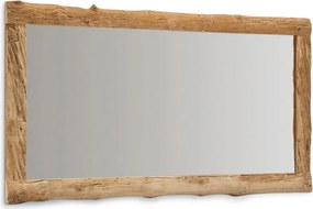 Nástěnné zrcadlo s dřevěným rámem 105x200 cm Ibro – Kave Home