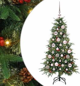 Umělý Skládací Vánoční Strom s stojanem Zelená 120 cm PE a PVC 3397395