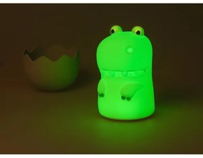 MegaLight - LED RGB Stmívatelná nabíjecí dětská dotyková lampa DIGGY DINO LED/5V