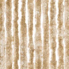 Závěs proti hmyzu béžový 100 x 220 cm Chenille 284284