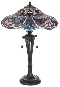 Endon 64326 - Stolní lampa Tiffany SULLIVAN 2xE27/60W/230V pr. 40 cm