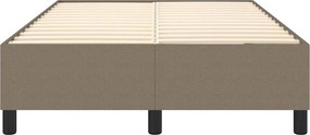 Rám postele s boxspringem taupe 120 x 200 cm textil 3120850
