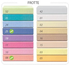 Baby Matex Prostěradlo froté 120x60 cm+žínka gratis krémové