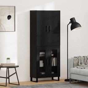 Vysoký bufet 2 ks Černý dub 69,5 x 34 x 180 cm 3403200