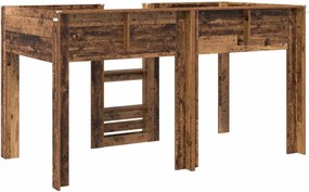 Patrová postel pro děti Staré dřevo 90 x 190 cm 3410481