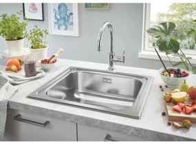 GROHE 31719SD0 - Kuchyňský dřez K200 533 × 457 mm nerez