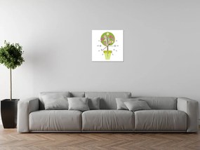 Gario Obraz s hodinami Malý stromeček Rozměry: 40 x 40 cm