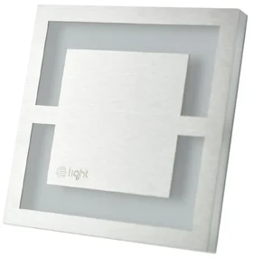 Schodišťové LED svítidlo Quadro, 1x LED 0,6w, 4000k, s
