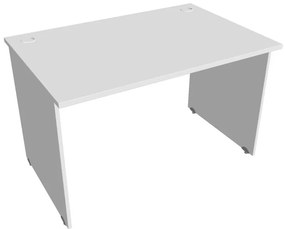Stůl pracovní rovný 120 cm - Hobis Gate GS 1200 Dekor stolové desky: bílá, Dekor lamino podnože: bílá