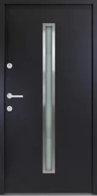 Vedlejší vchodové dveře s ocelovým opláštěním FM Turen model ATS501