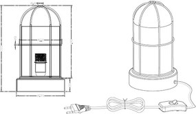 Stolní lampa Birte 503800162