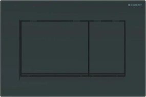 Geberit - Ovládací tlačítko pro 2 množství splachování, černá lesk/černá mat 115.883.DW.1ROZ1