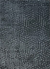 BE Koberec Zen Garden Collection 2401 DARK GREY - šedý obdélníkový Rozměr: 60x100 cm