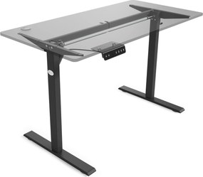 Elektricky výškově nastavitelný rám psacího stolu s motorem 110-160 cm DV-201ODF - černá