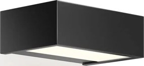 Nástěnná lampa Box LED 15 cm černá matná