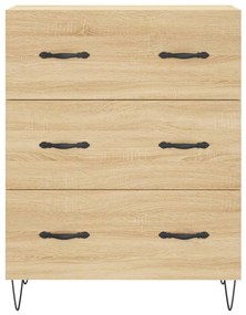 Skříň highboard dub sonoma 69,5 x 34 x 180 cm kompozitní dřevo,  3189376
