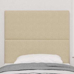 Čelo postele Světle zelená šedá 90 cm Žebrovaná látka 3337719