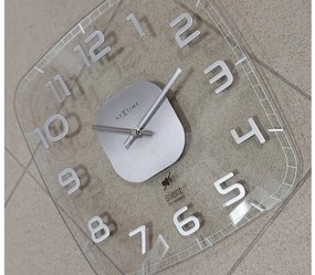 Designové nástěnné hodiny 8816tr Nextime Classy square 30cm