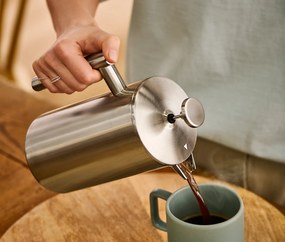 Tchibo - Konvička french press 900 ml, dvoustěnná, ušlechtilá ocel