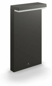 Philips Bustan UltraEfficient venkovní sloupkové LED svítidlo 3,8W 2700K 45cm, antracitová
