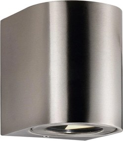 NOR 49701034 Venkovní nástěnné svítidlo Canto 2 2x6W LED nerez ocel čirá - NORDLUX