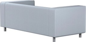 Potah na pohovku IKEA  Klippan 2-místná barva modrá látka pletený vzor