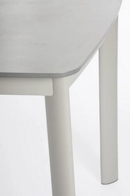 BIZZOTTO Zahradní jídelní stůl ALCORA 180x90 cm šedý